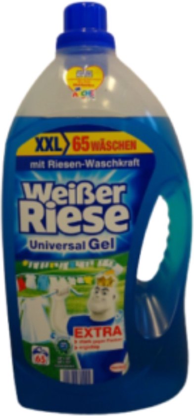 Witte Reus – vloeibaar wasmiddel XXL 65 wassen 4.745L | bol