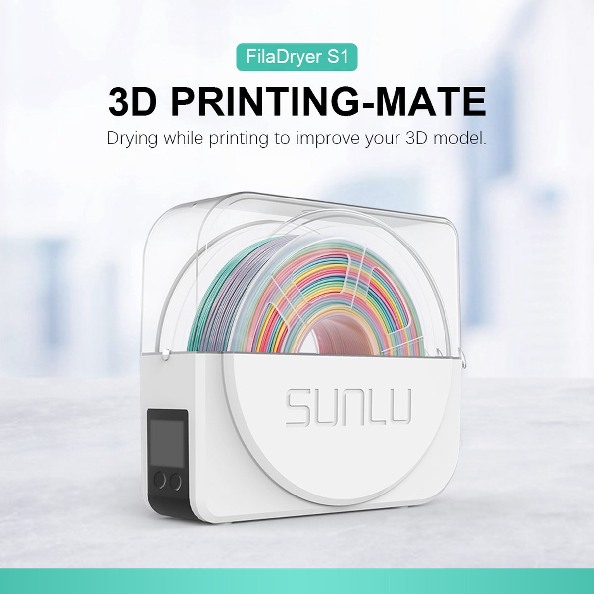 Sunlu Filamentdroger - Droogbox - S1 - Filament Droogbox - Drybox ...