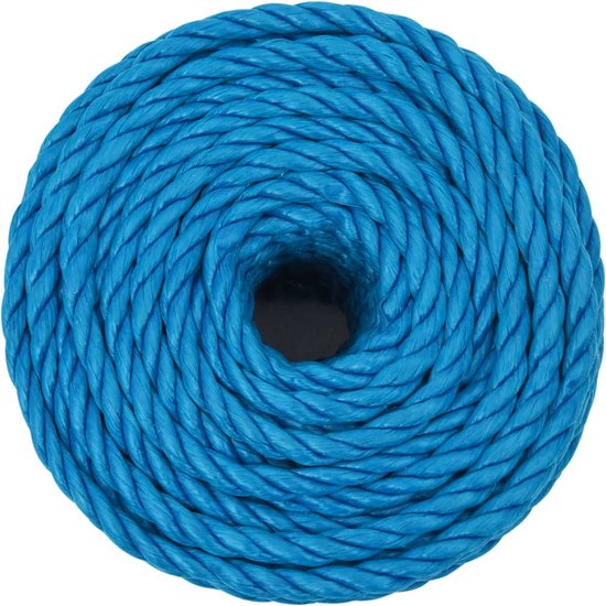 vidaXL Werktouw 10 mm 50 m polypropeen blauw | bol.com
