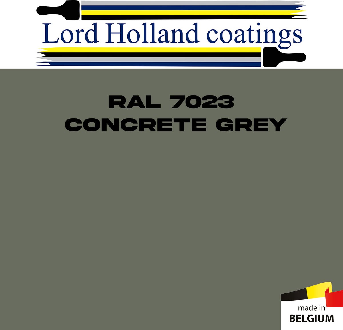 Lord Holland Betonverf | Ral 7023 Beton Grijs | Powercoat+ Pu vloerverf ...