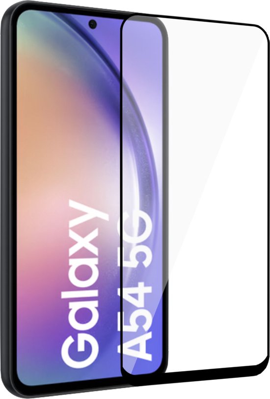 Samsung A54 Screenprotector - Gehard Glas Samsung A54 Full Screen Protector | bol