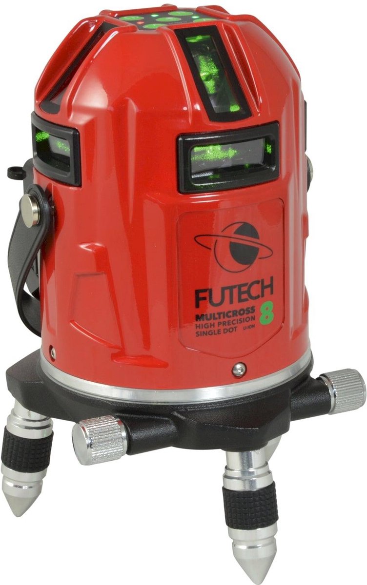FUTECH Multicross 8 HPSD Groen Kruislijnlaser in Koffer - 040.08G | bol