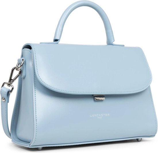 Lancaster Paris Small Handtas - Leer - Licht Blauw | bol.com