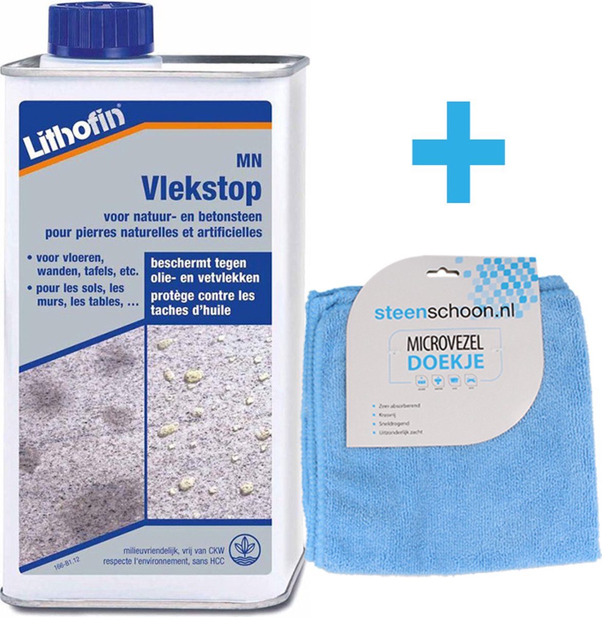 Lithofin MN Vlekstop 250ml + GRATIS doekje van Steenschoon | bol.com