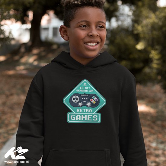 Klere-Zooi - 16-bit Generation - Hoodie - 104 (3/4 jaar) | bol