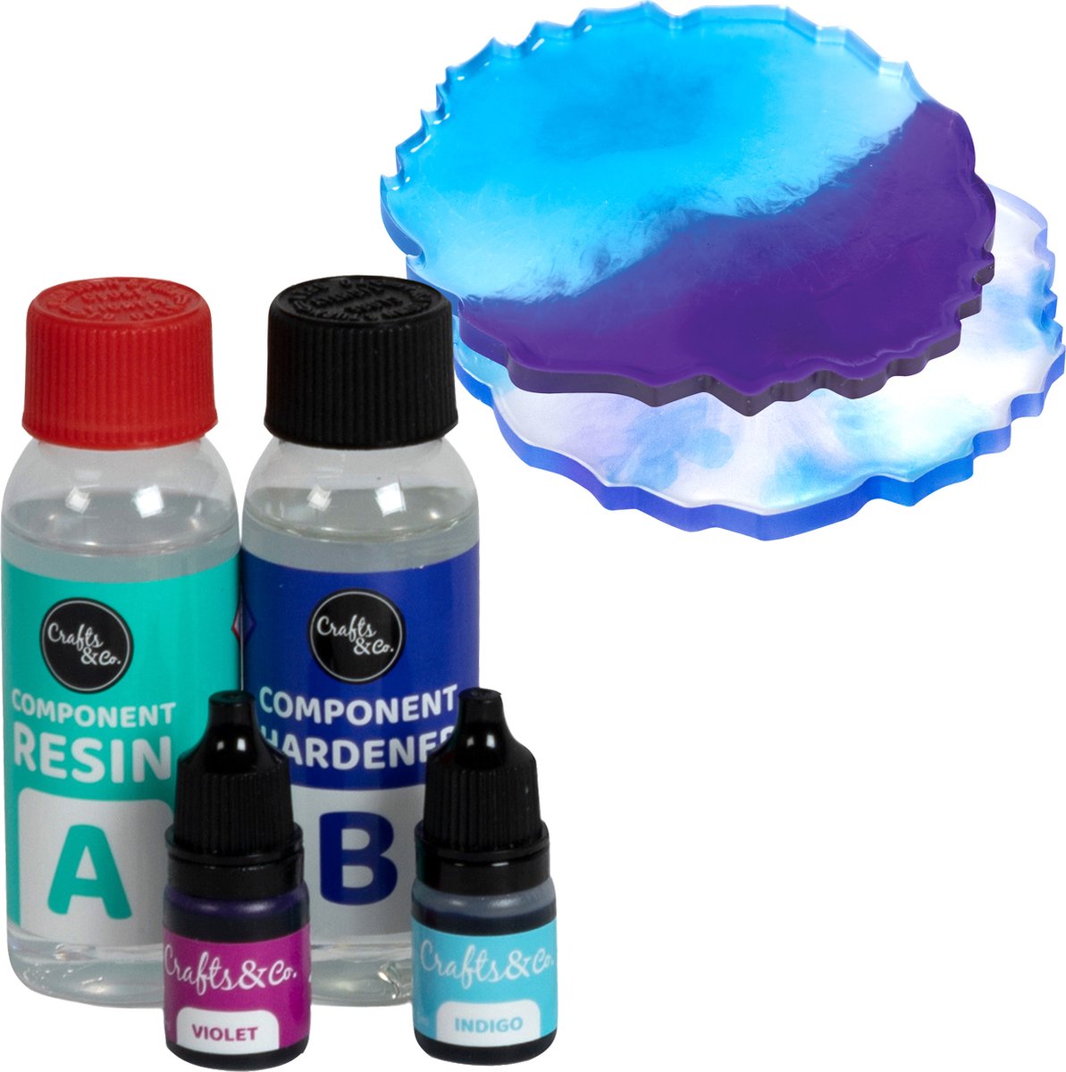 Crafts&Co - DIY Epoxy Starterpakket - Epoxy Giethars Mallen - Zelf ...