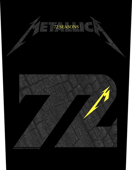 Metallica - 72 Seasons Logo - Backpatch | bol.com