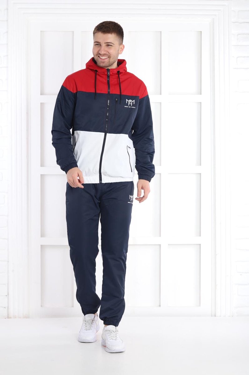 MAKE ME HAPPPY - Mannen Trainingspak Herfst Winter Mannen Set Merk ...