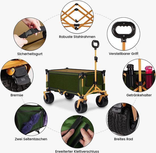 Bolderkar – inklapbare bolderkar – opvouwbaar bolderkar | bol