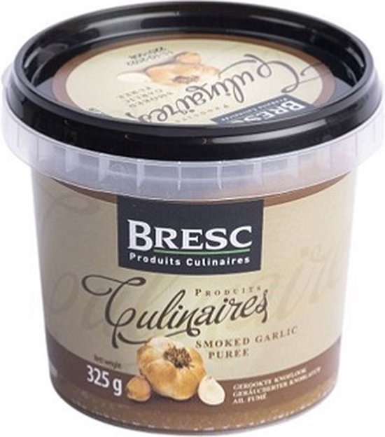Bresc Gerookte knoflook puree, pot 325 gr x 6 | bol