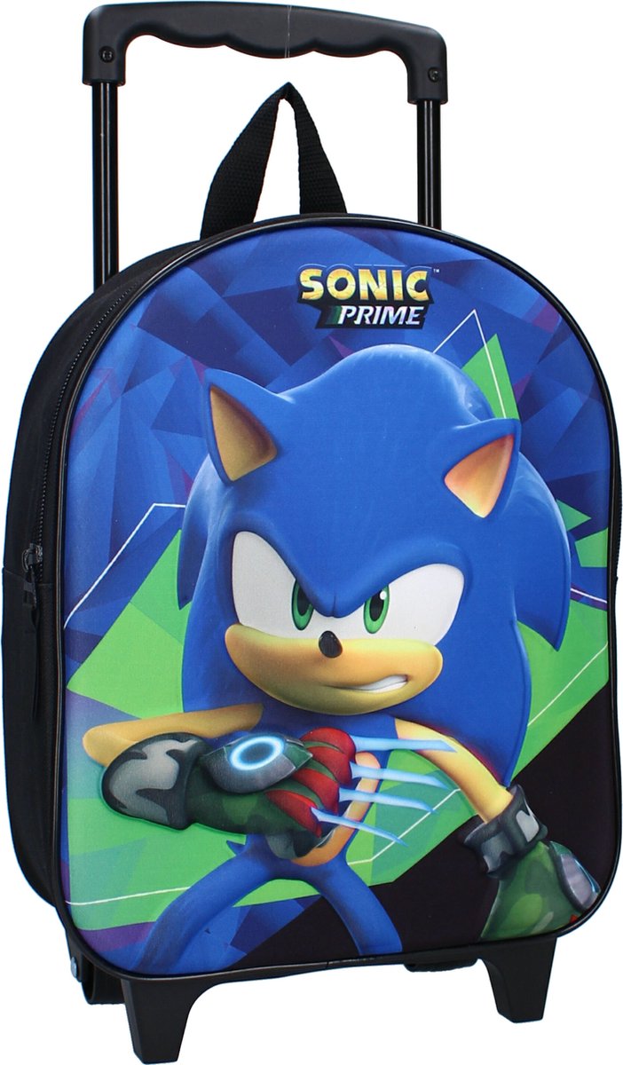 Sonic Prime Time Trolley Rugzak 3D - Zwart | bol.