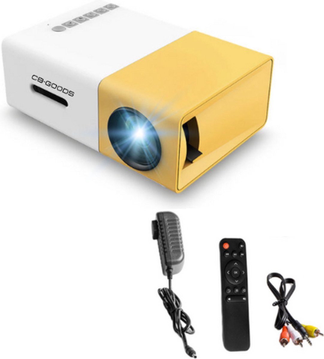 CB-Goods Draagbare Beamer - Full HD Mini Beamer / Projector - Streamen ...