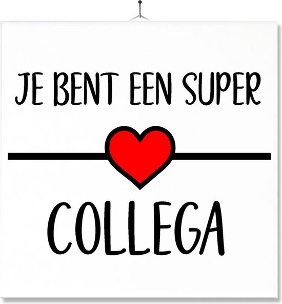 Tegel Met Opdruk | Geschenk | Kado | Je bent een super collega | bol