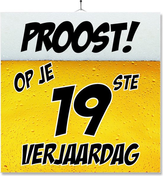 MC Living Tegel met opdruk - Grappig verjaardag kado - Humor - 15x15 cm ...