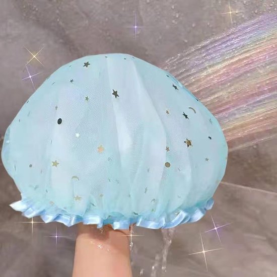 Dubbele Dikke Douche muts - Shower Cap - Waterdicht - BadMuts - Dubbele ...