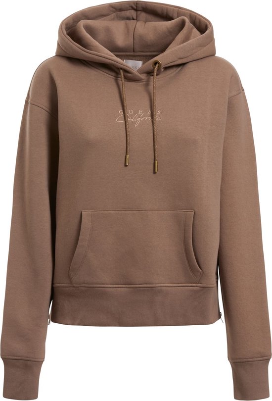 Guess Hanne Hoodie Dames Brown | bol.com