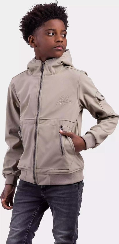 Malelions Pocket Softshell Kids Taupe | bol.com