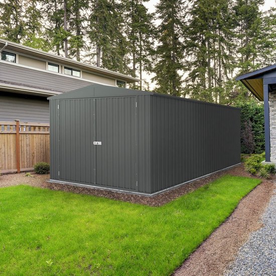 Absco Utility MN3060UTK - Metalen Garage - 596x300x206 cm | bol.com