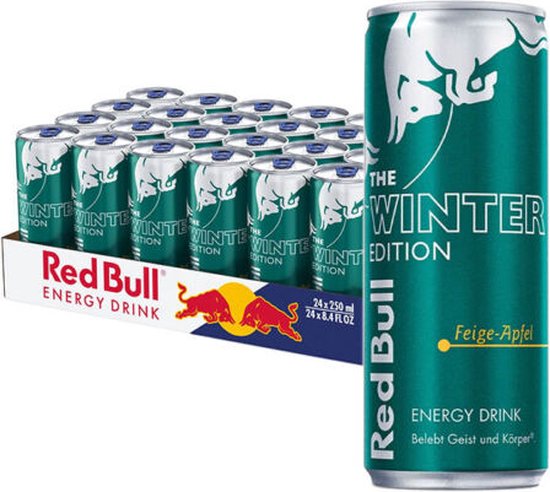 Red Bull Energy Drink WINTER Edition Feige-Apfel (tray 24 stuks) | bol.com