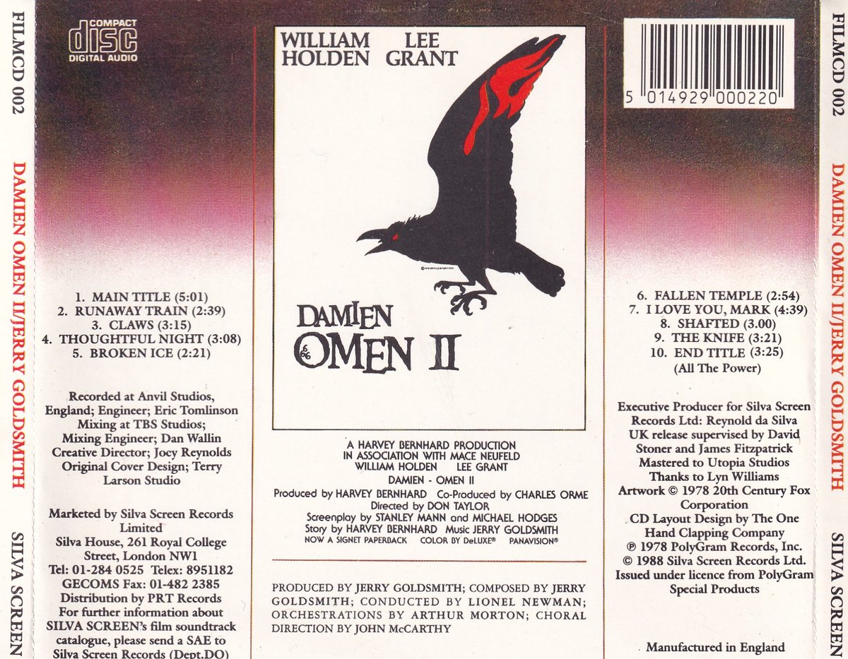 Damien: Omen II, Jerry Goldsmith | CD (album) | Muziek | bol.com