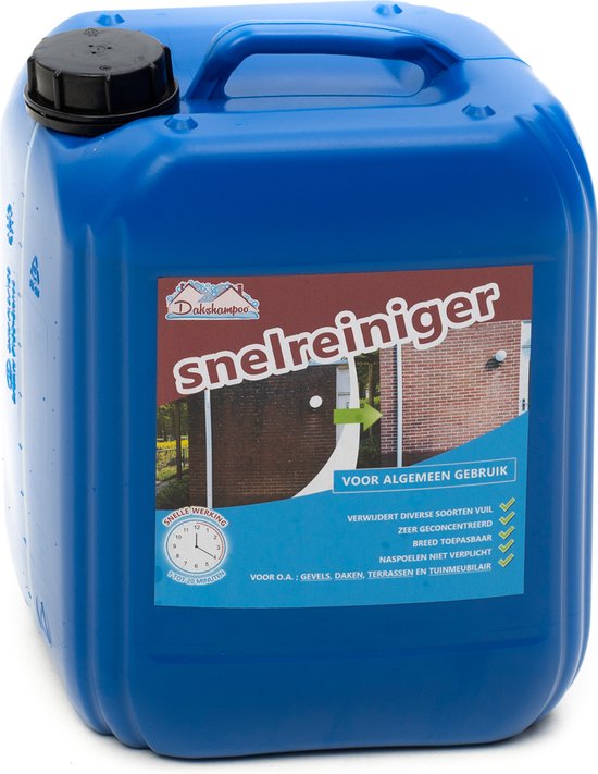 Snelreiniger DAKSHAMPOO® | Reinigt revolutionair dakpannen, gevels ...
