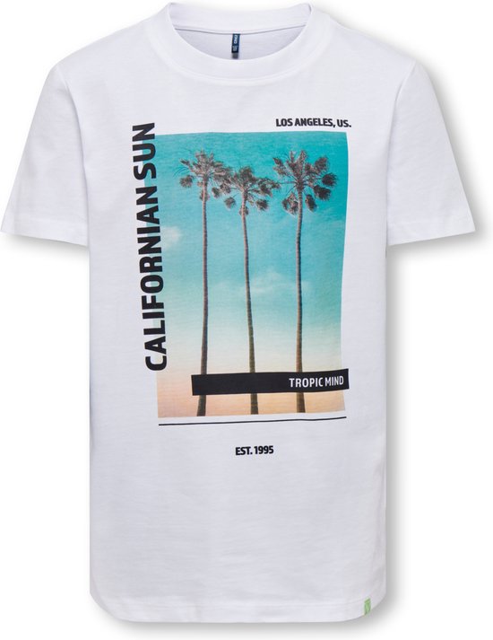 Kids Only Palm T-shirt Jongens - Maat 170/176 | bol