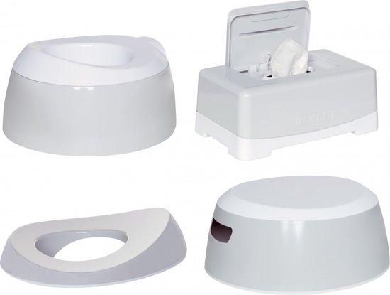Luma Babycare Toilet Trainingsset - Licht Grijs | bol