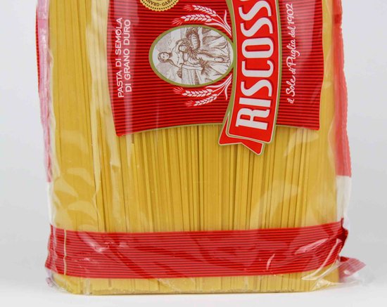 Spaghetti van Riscossa - 3KG zak - Grootverpakking - 3kg spaghetti ...