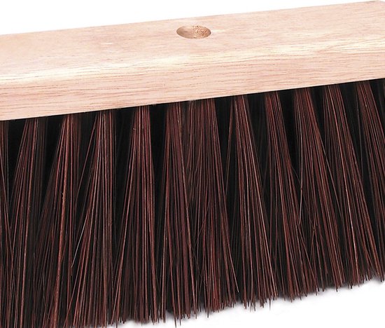Betra Bezemkop - buitenbezem - bruin - FSC hout/natuurvezel - 30 cm ...
