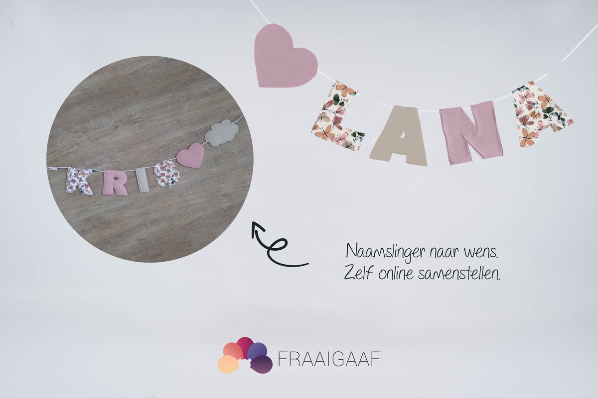 FraaiGaaf - Letterslinger zelf samenstellen - 1 letter / teken ...