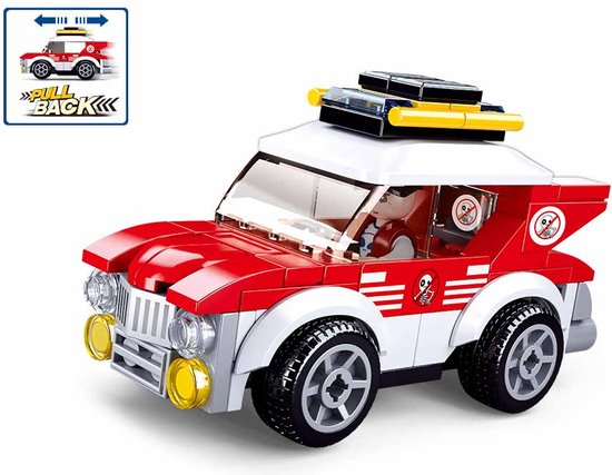 Sluban Rally auto bouwspeelgoed kinderen vanaf 6 jaar ...