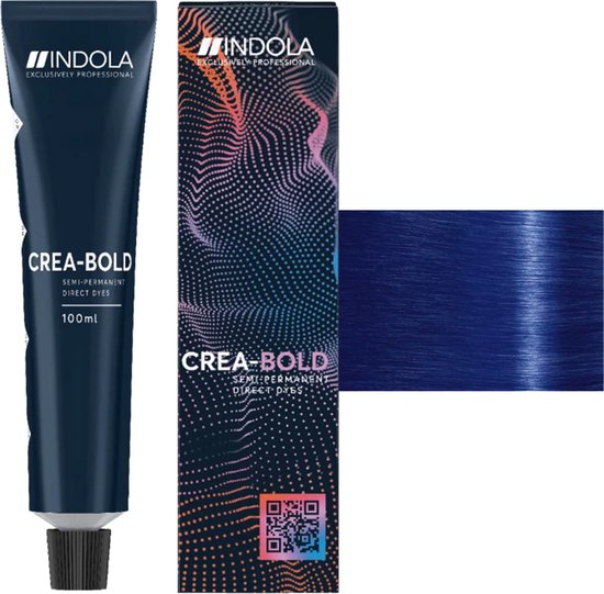 Indola - Crea Bold - Indigo Blue - 100 ml | bol.com