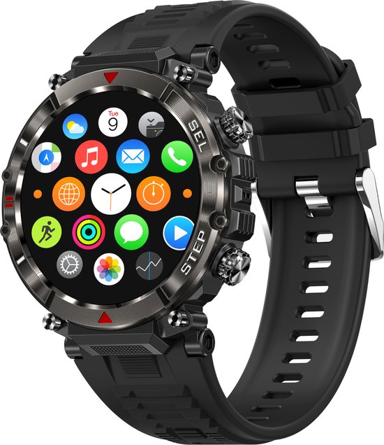 Nuvance - Outdoor Smartwatch CF11 - 45mm - Touch Screen - IP67 ...