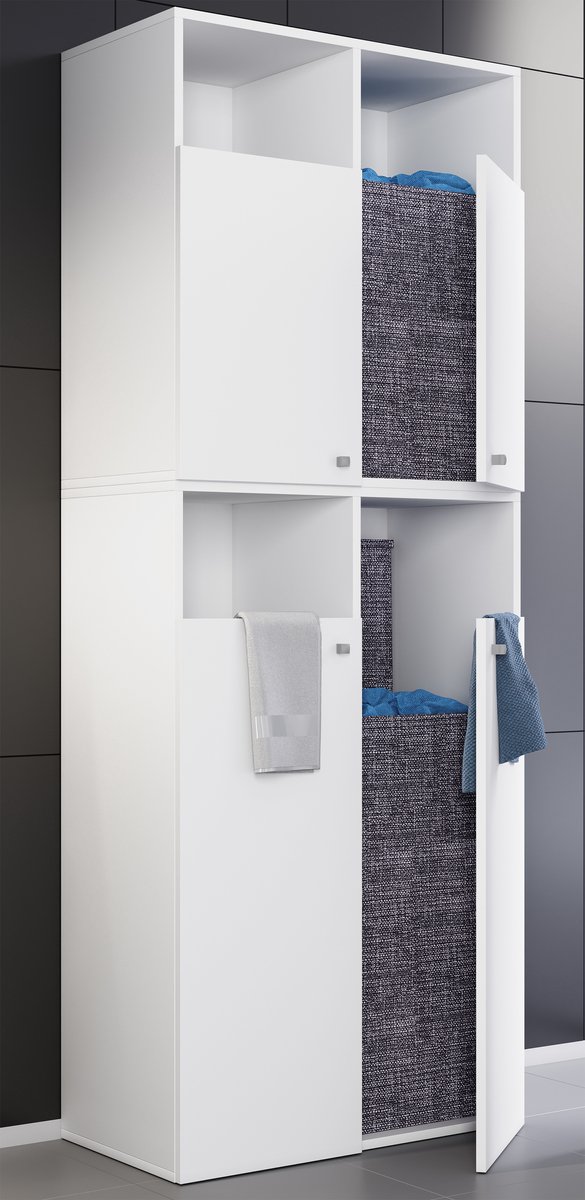VCM Stoffen waskist Wasmand Stoffen waskist Dreso XXL4f Stoffen waskist ...