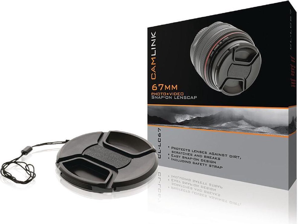 Camlink - Camlink CL-LC67 Snap-on Lensdop 67 Mm - 30 Dagen Niet Goed ...
