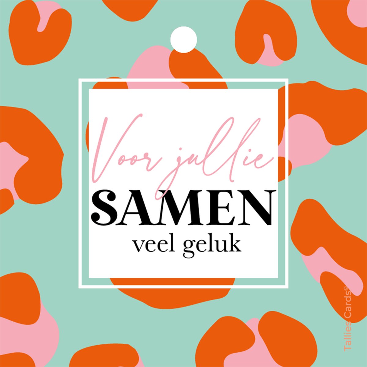 Set 5 kadokaartjes klein – gefeliciteerd - samenwonen - huwelijk ...