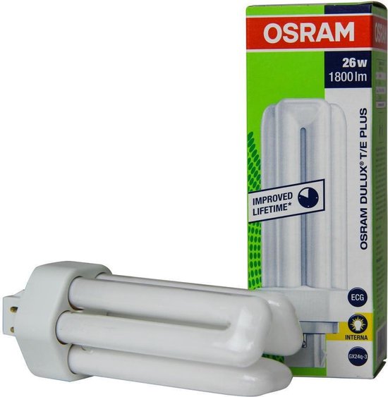 Osram Dulux T/E Plus 26W 827 zeer Warm Wit - 4-Pin | bol