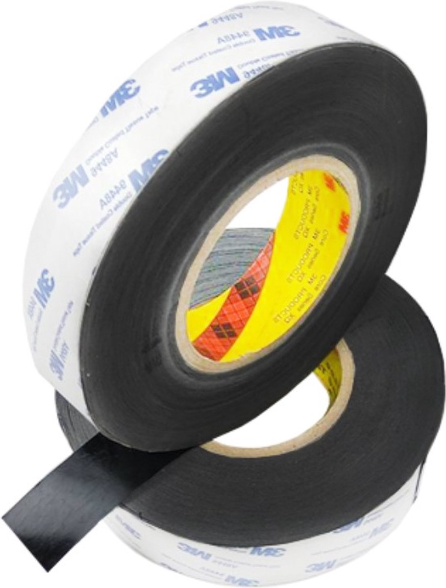 Dubbelzijdig Tape - 2 mm - Zwart - 3M | bol