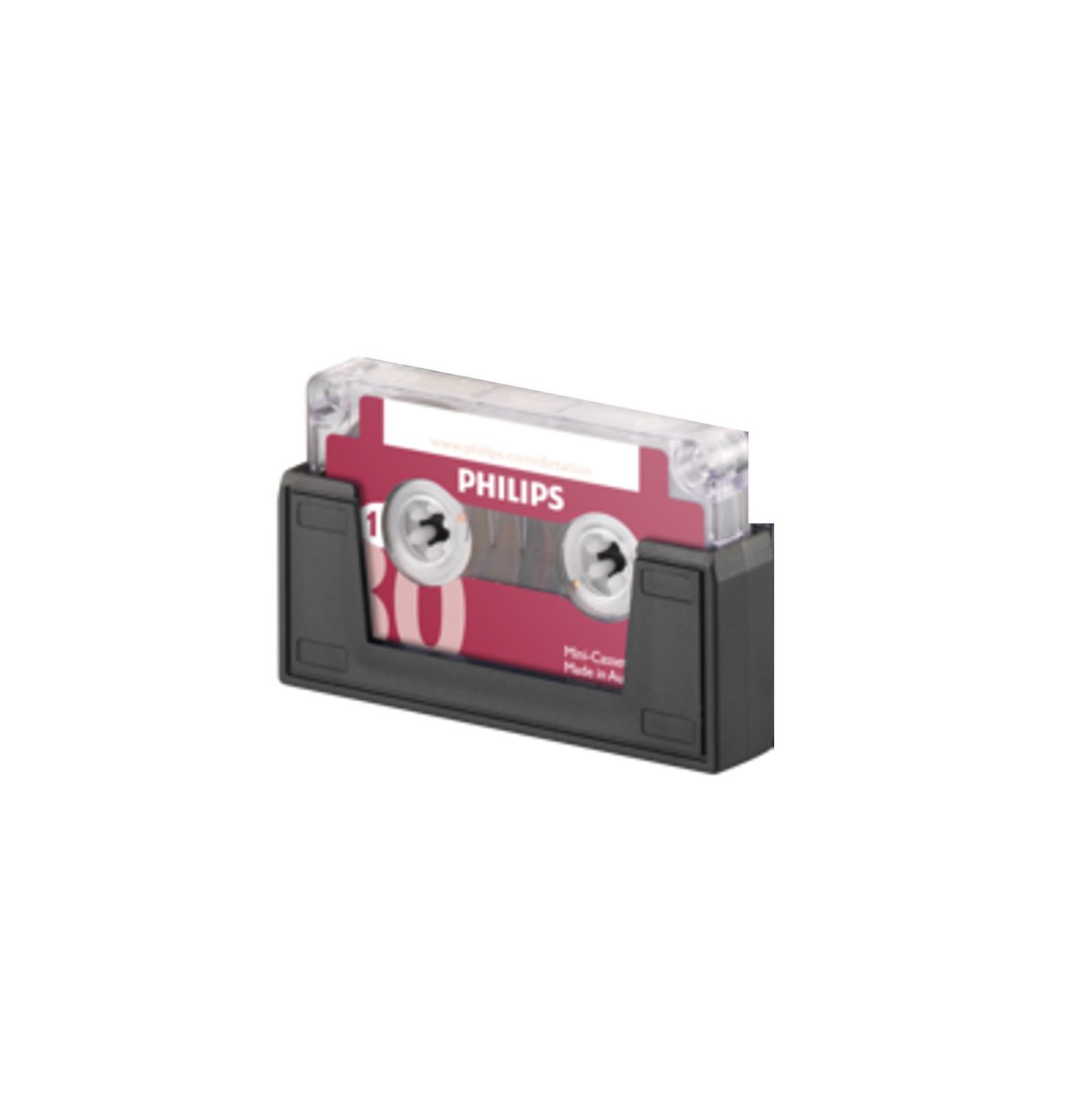 Philips Mini-Cassette LFH0005 - 30 minuten - Analoog - Clip - 1-pack | bol