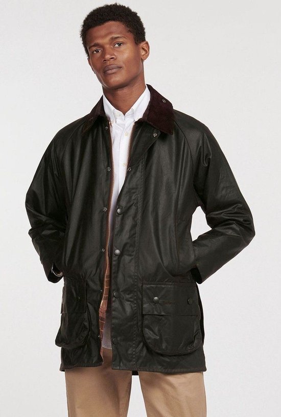 Barbour - Beaufort Wax Jas Groen - Maat 46 - Regular-fit | bol.com