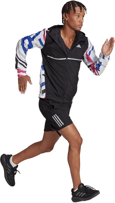 adidas Performance Own the Run Seasonal Jack - Heren - Zwart - M | bol.com