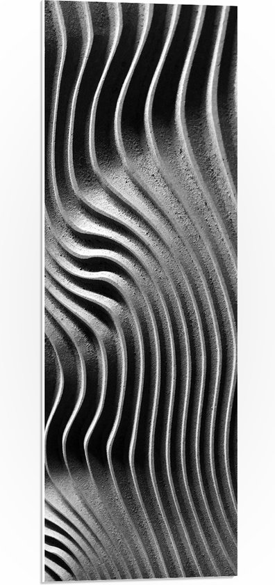 PVC Schuimplaat - Wikkelend Patroon in Muur - 30x90 cm Foto op PVC ...