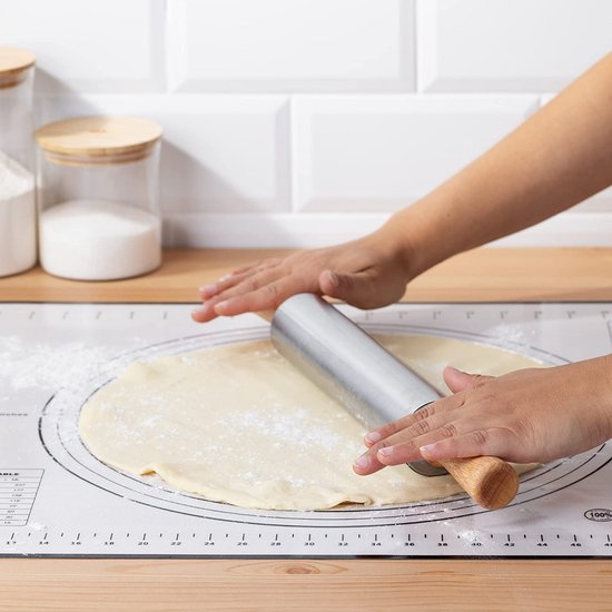 Deegroller hout – houten deegroller - rolhout | bol