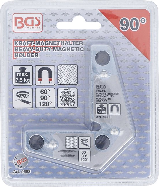 BGS Magnetische lasklem L-vorm | bol