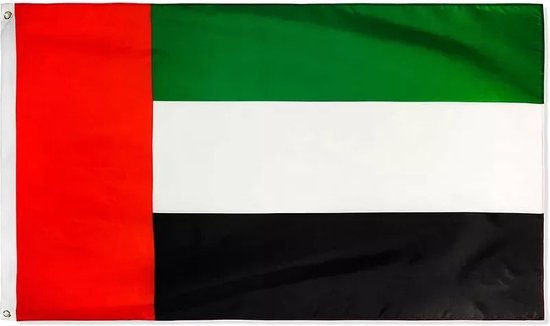 VlagDirect - Verenigde Emiraten vlag - Dubai vlag - 90 x 150 cm. | bol.com