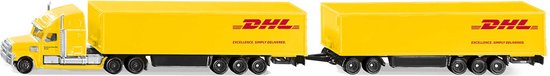 SIKU Road Train Vrachtwagen - Amerikaanse truck met 2 opleggers - 1806 ...