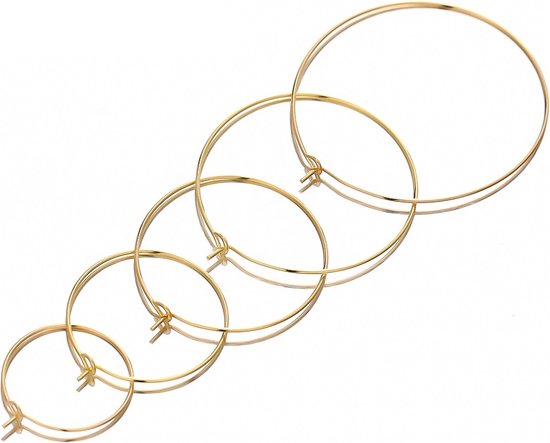 Oorbel Ringen Voor Oorbellen Maken - Oorringen - 20 stuks - Goudkleurig ...