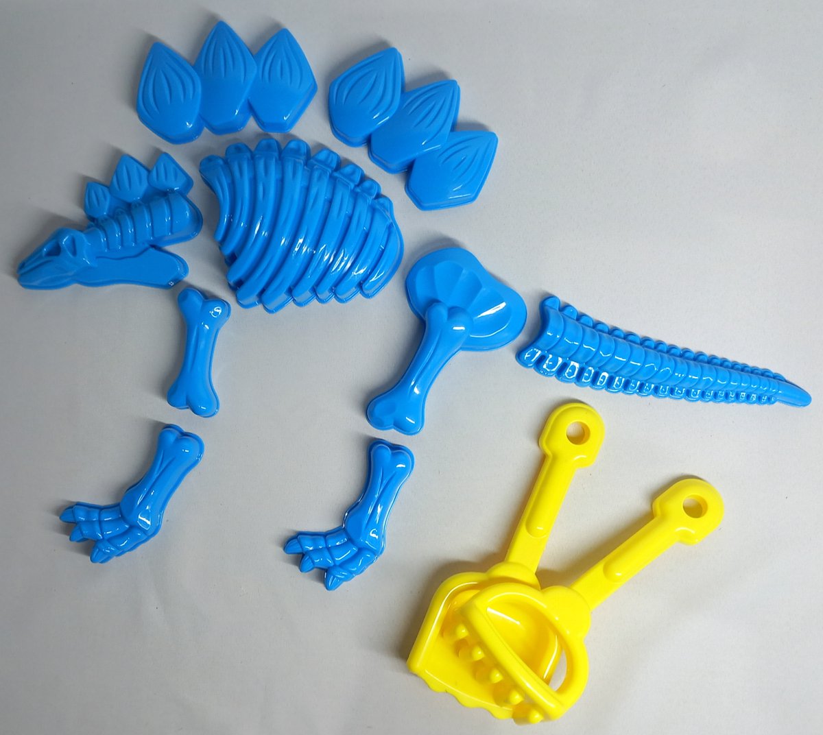 Dino - Strandset - Zandvormpjes - Zandbak Speelgoed - Inclusief Schepje ...