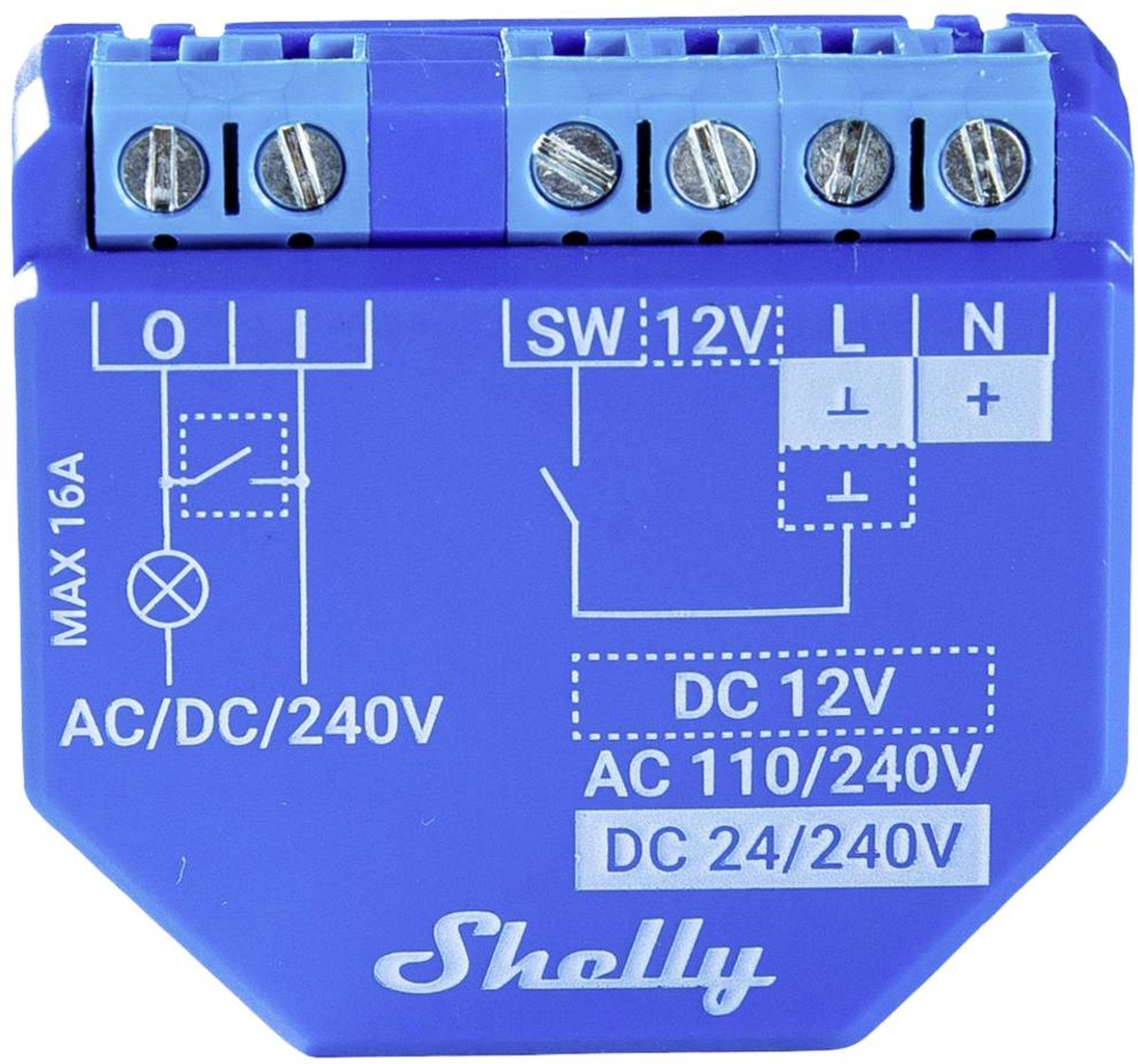 Shelly Plus 1 Schakelactor Bluetooth, WiFi Shelly | bol.com