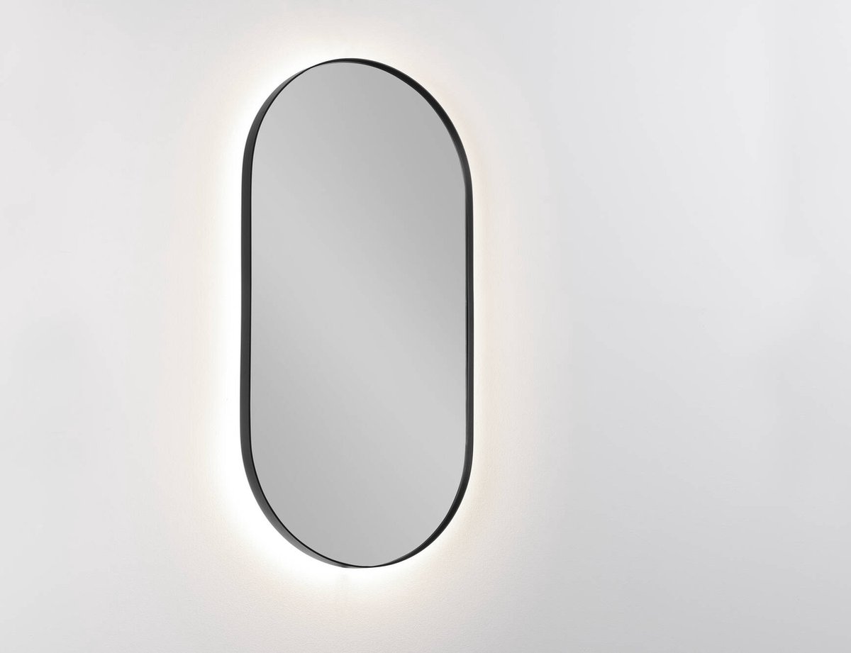 Ben Vita ovale spiegel met LED verlichting en anti-condens 50x100 cm ...